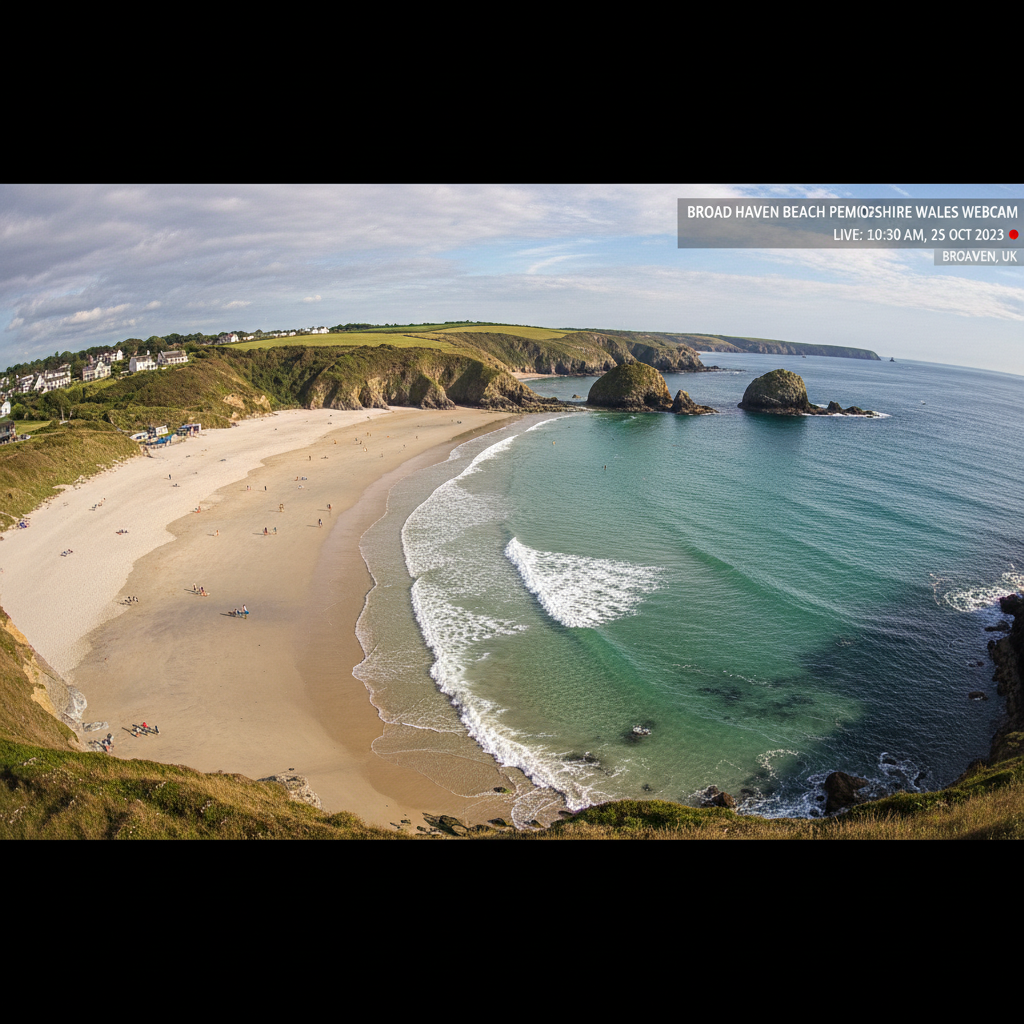 Broad Haven Beach Wales Webcam