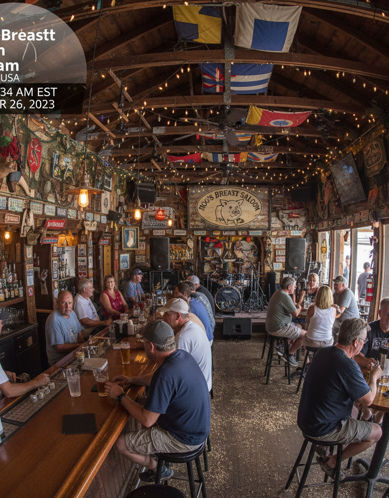 Live bars webcam in Key West, United States – Hog's Breath Saloon Webcam