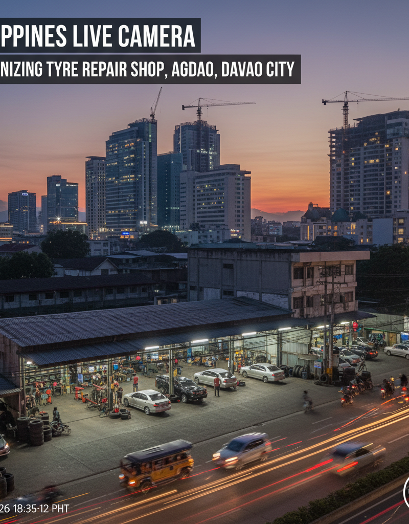 Live cities, other webcam in Agdao, Philippines – Vulcanizing Tyre ...