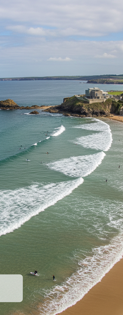 Live beaches, water webcam in St Ives – Porthmeor Beach St. Ives Webcam